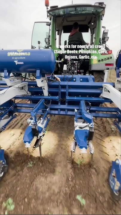 Autonomous Weeding Cultivator For Row Crops || Made By Ullmanna Czech Republic || #shorts # ...