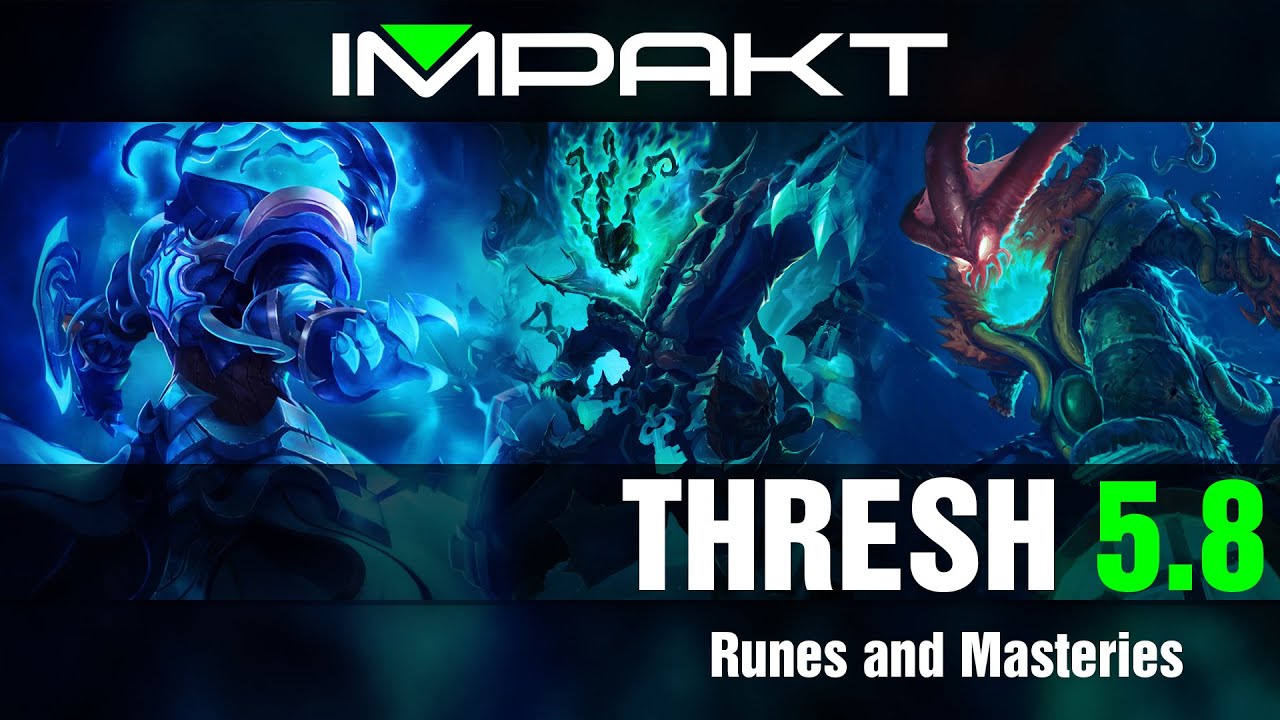 League of Legends: Support Tips - Thresh Runes/Masteries - YouTube