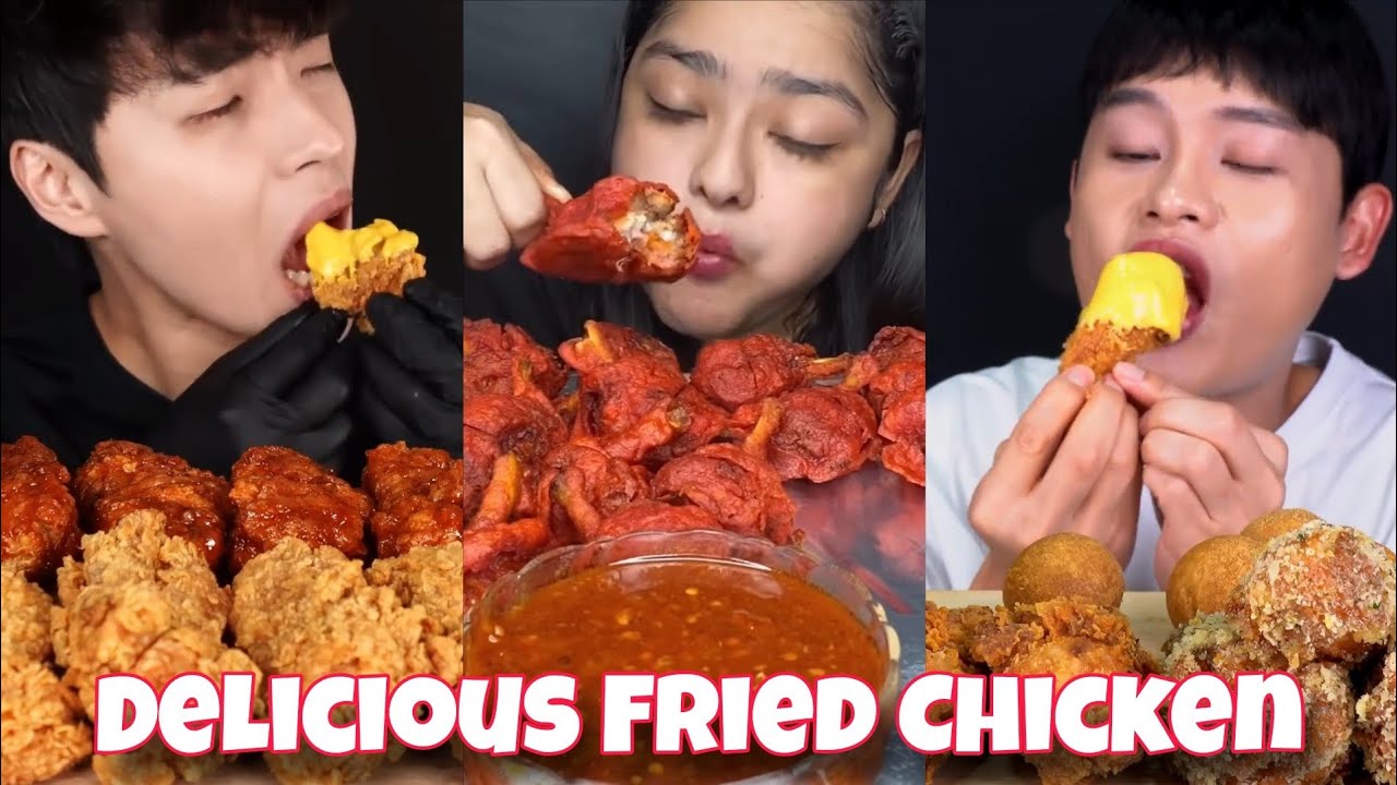 2X SPEED 🔥 Delicious Fried Chicken Eating Show - YouTube