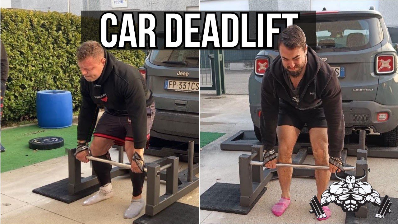 FORENSE vs LUCA vs ANDREONE - CAR DEADLIFT - YouTube