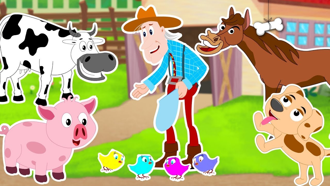 Old MacDonald Had A Farm Nursery Rhymes Farm Song Baby Rhyme For old-macdonald-had-a-farm-nursery-rhymes-farm-song-baby-rhyme-for