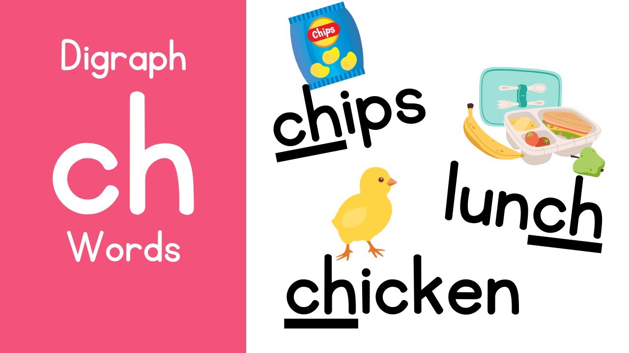 Digraph ch Words | Learn to Read with Phonics - YouTube