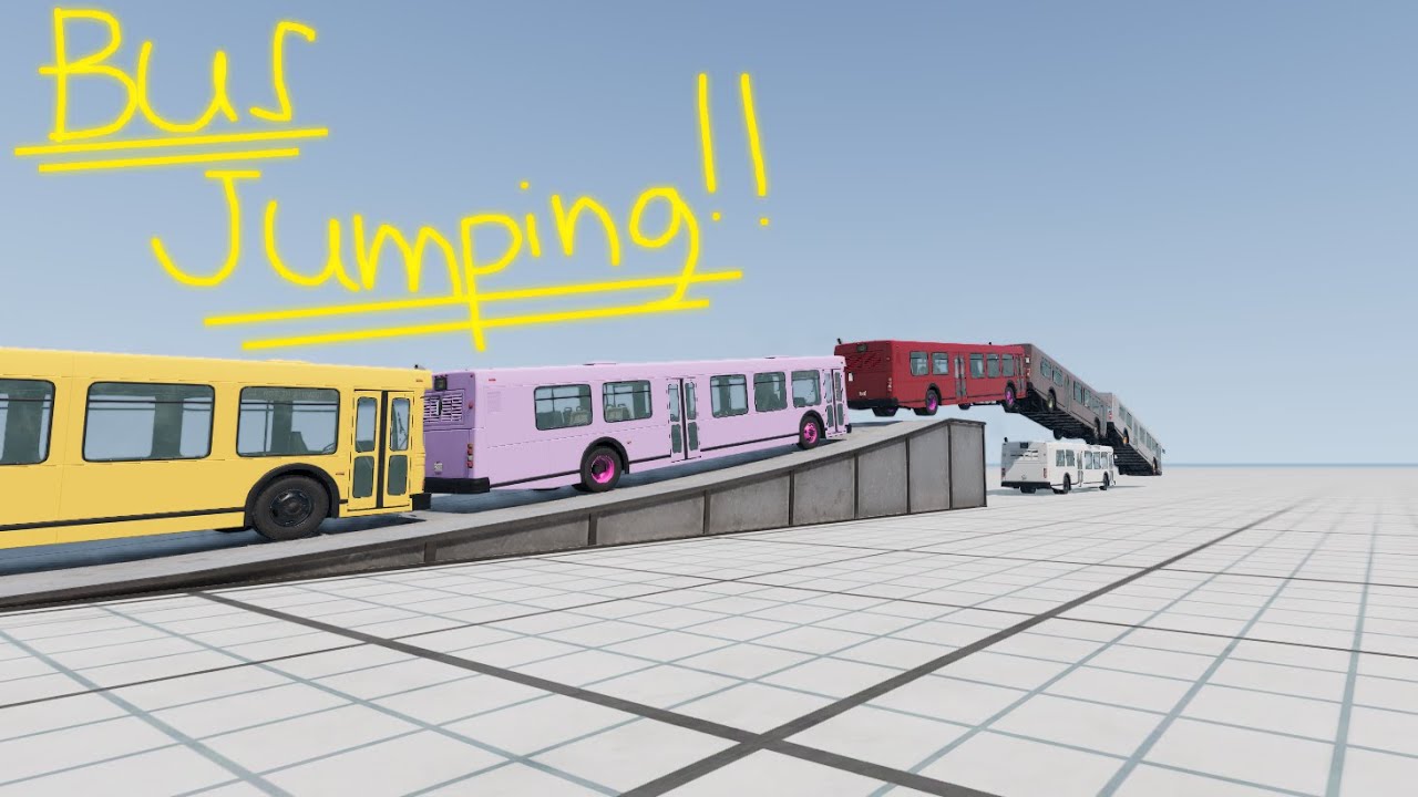 Bus jumping - YouTube