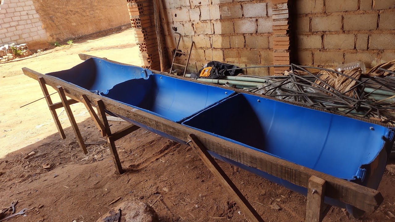 fizemos um cocho de tambor pra o gado do meu tio 30/09/2022 - YouTube