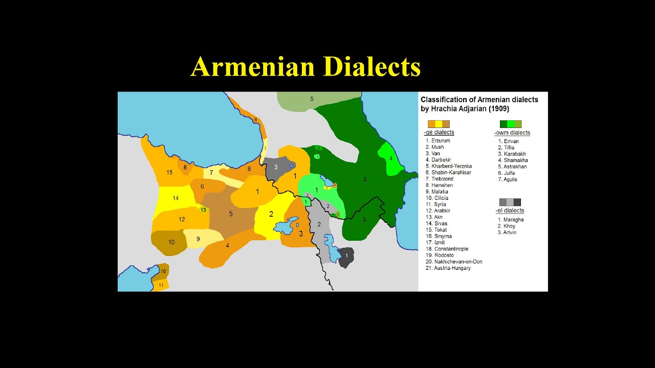 Armenian Dialects - Հայերենի Բարբառները - YouTube