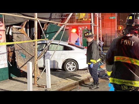 FDNY BOX 257 ~ FDNY, NYPD & EMS ON SCENE FOR MVA WITH CAR INTO ...