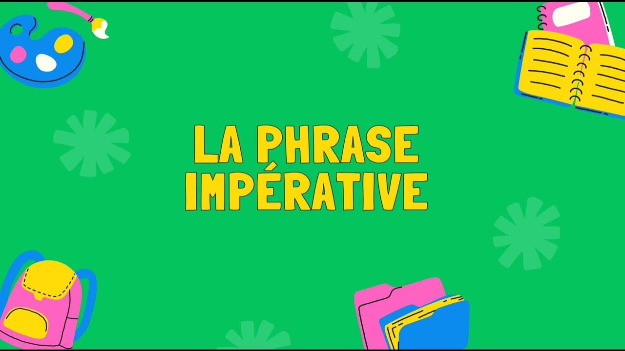 la phrase impérative - YouTube