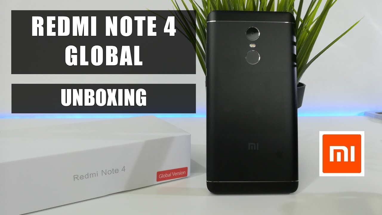 XIAOMI Redmi Note 4 Versão GLOBAL - Unboxing em PORTUGUÊS - YouTube