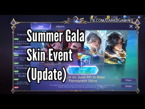 Summer Gala Skin Event (Update) | Mobile Legends - YouTube