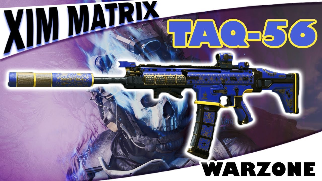 XIM Matrix - Warzone Season 2 - TAQ-56 *iMU* PREMIUM ANTI RECOIL - YouTube