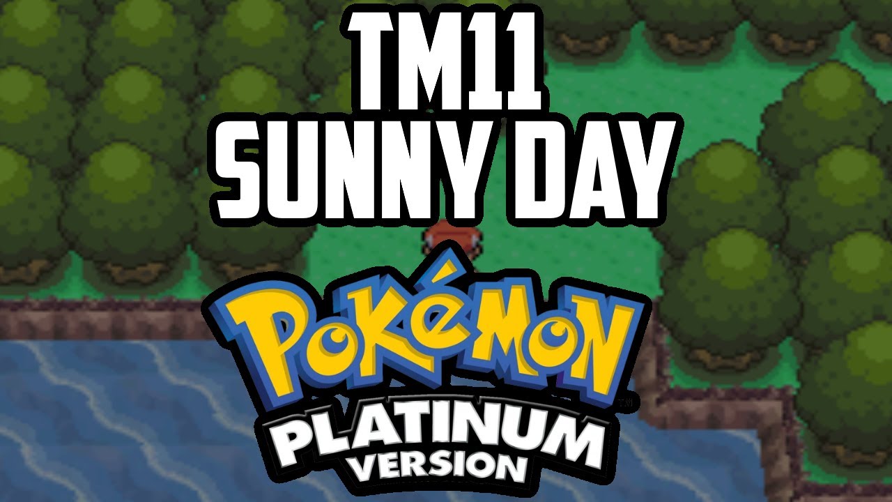 Where to Find TM11 Sunny Day - Pokémon Platinum - YouTube