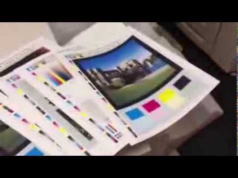 Xerox Docucolor 252 Graphic Color Copy/Print/Scan with EFI Fiery - YouTube