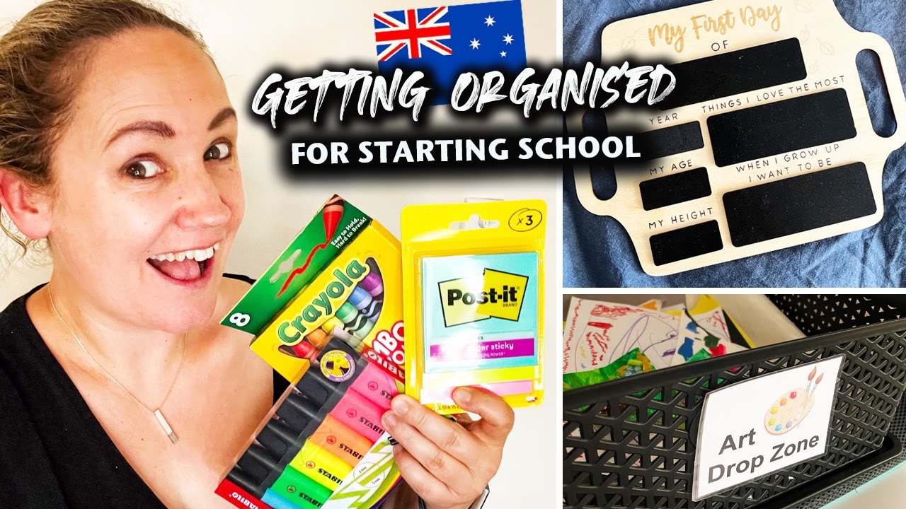 Getting organised for 1st Day of School , Tips, Hacks & Stationery Haul ...