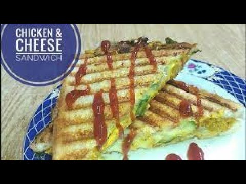 Cheese restaurant style sandwich| Cheese Sandwich Food Street Recipe ...