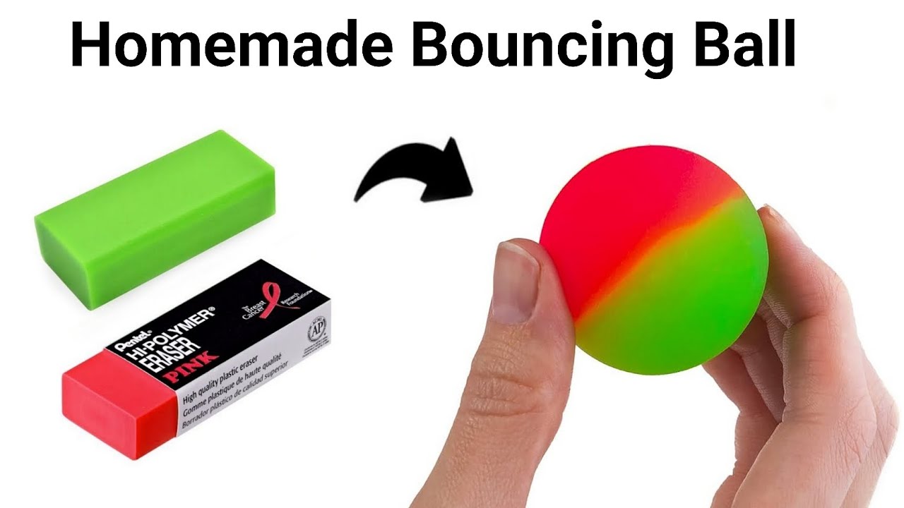 DIY homemade Ball/how to make bouncing ball at home/crazy ball making ...