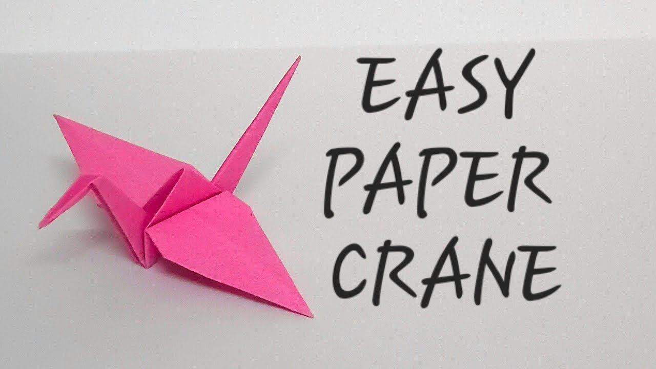 HOW TO MAKE PAPER CRANE - Origami Crane Easy - Step by Step Tutorial ...