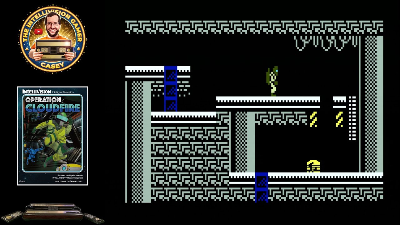 Intellivision Operation Cloudfire - Homebrew - YouTube
