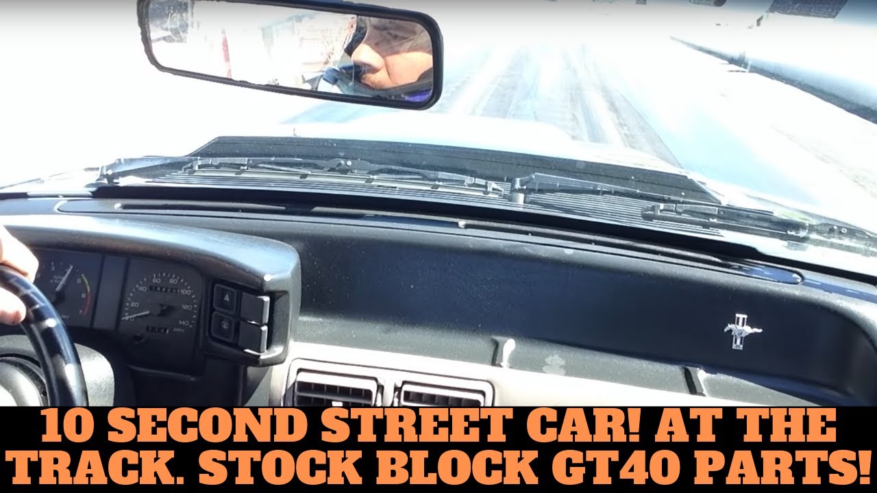 1990 Ford Mustang 10.88 @ 128 MPH Stock Block 302 w/ On3 Turbo 10 ...