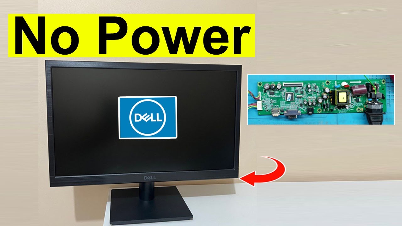 Dell Monitor Repair || D1918H || Dell Monitor No Power || Dell Monitor ...