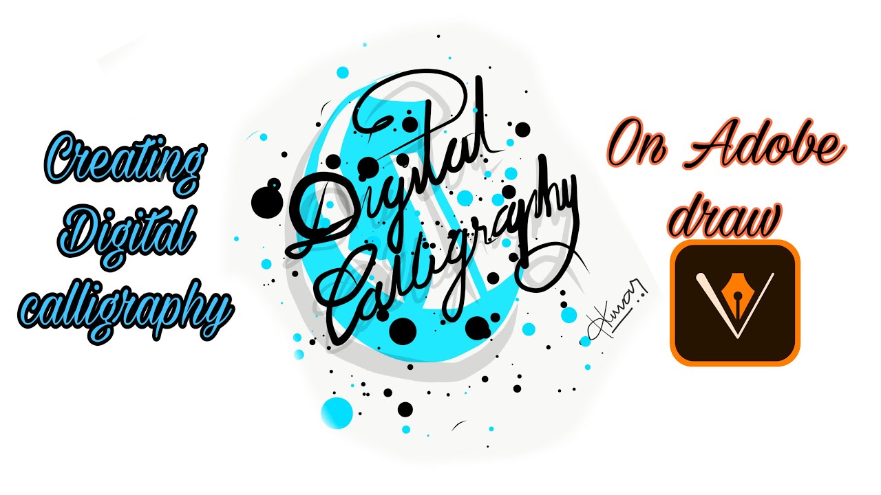 Best Digital calligraphy on Adobe Draw . - YouTube