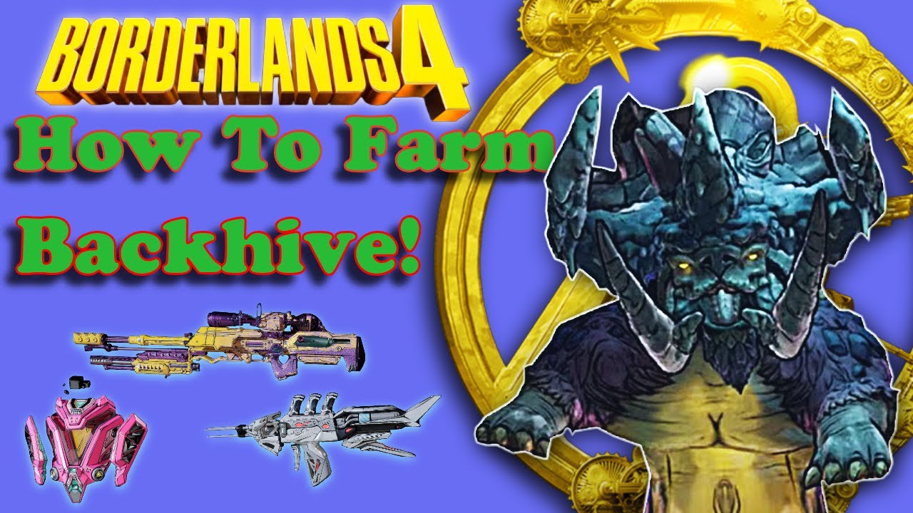 BACKHIVE BOSS FARM: ALL 3 LEGENDARY DROPS + INSANE DAMAGE TEST ...