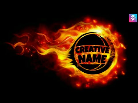 Burning Logo Design | How To Make Burning Logo Design on PicsArt ...