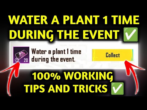 WATER A PLANT 1 TIME DURING THE EVENT ✅ SOW THE FUTURE CHALLENGE MISSION