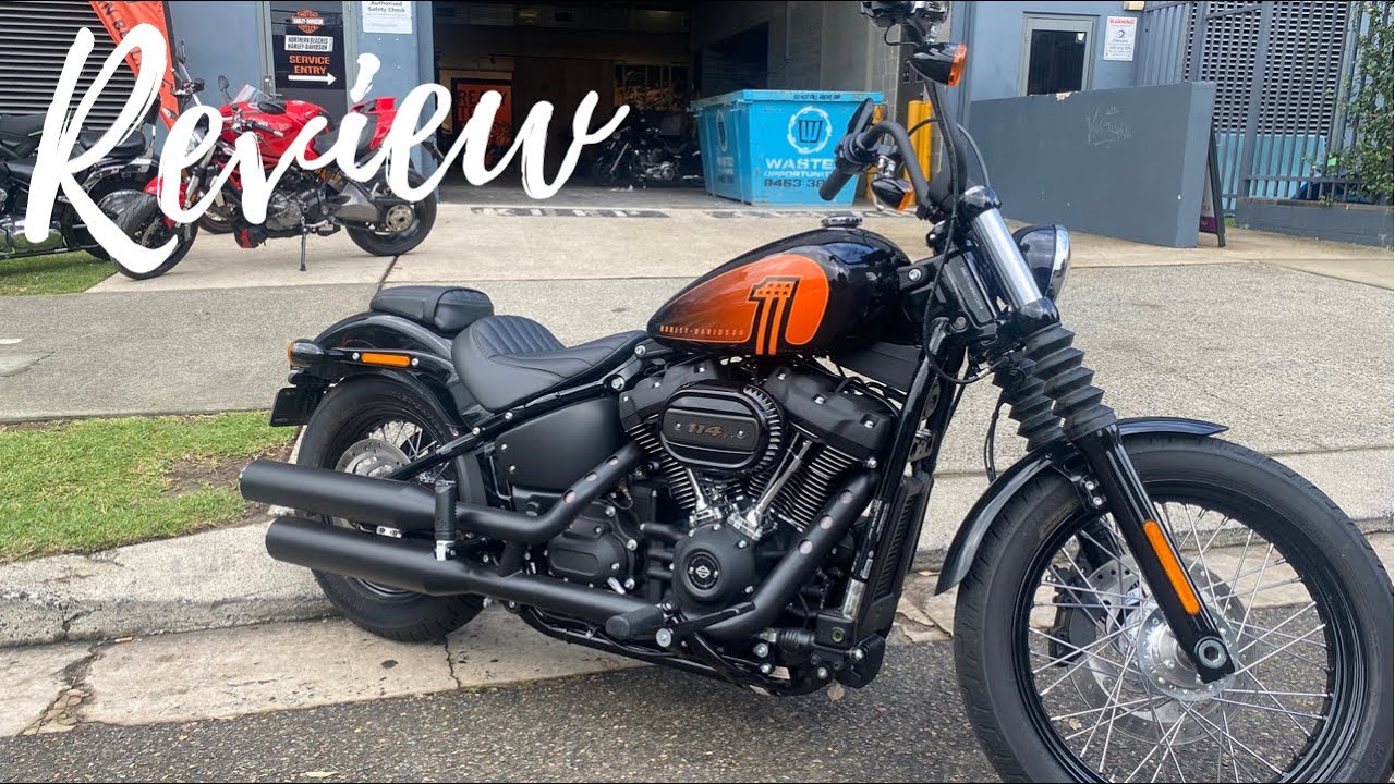 2021 Harley Davidson street bob 114 first ride review - YouTube