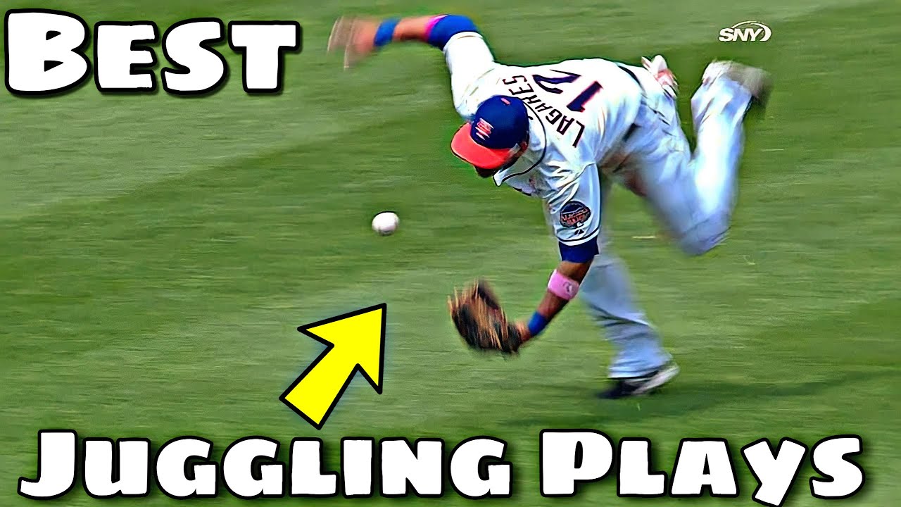 MLB Extremely Juggling Plays - YouTube