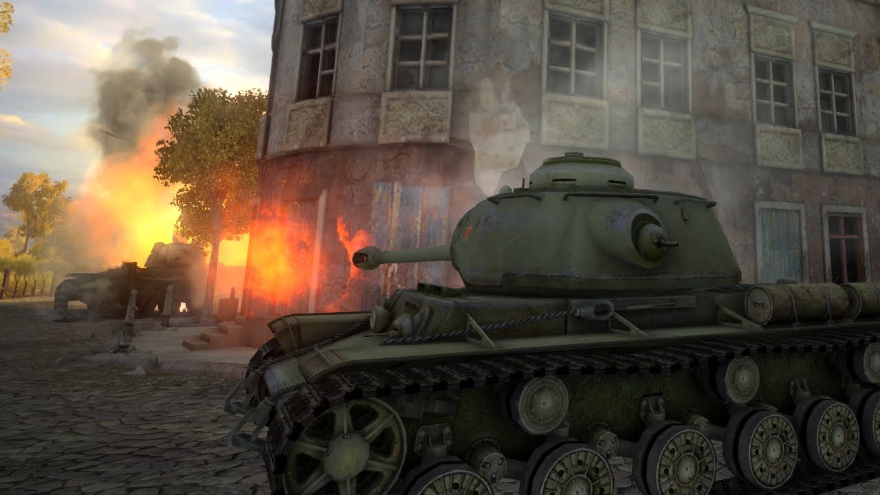 World of Tanks - In Soviet Russia KV-1S Drives You - YouTube
