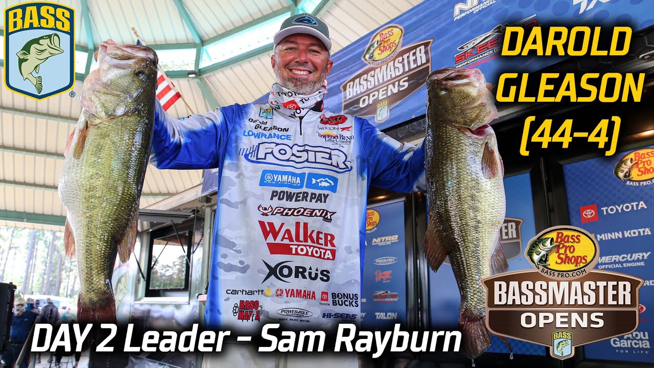 Darold Gleason weighs 27-1 to take the Day 2 lead at Sam Rayburn ...