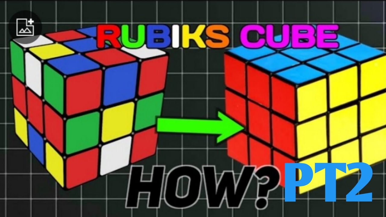 How To Solve A Rubik's Cube PT2 (Beginer Method) (2ND LAYER) - YouTube