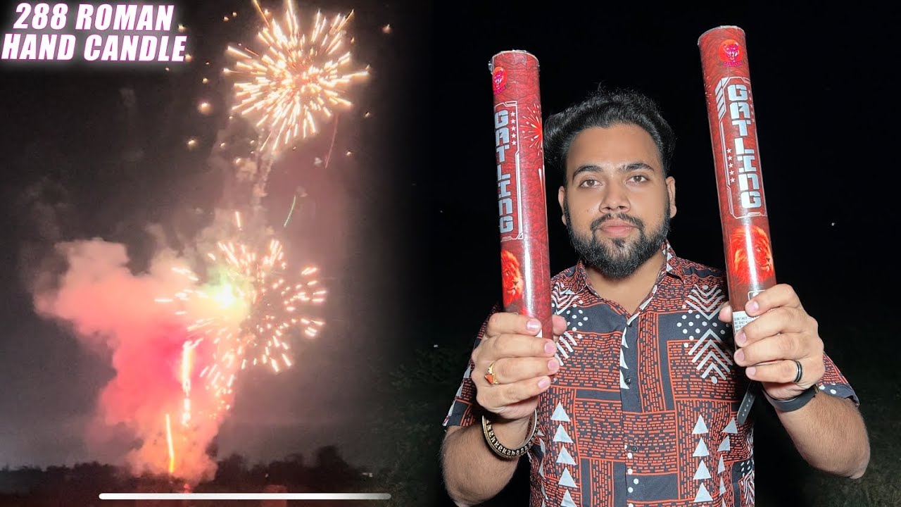 288 ROMAN HAND CANDLE - TESTING 2024 | 288 HAND GUN SHOT TESTING - YouTube