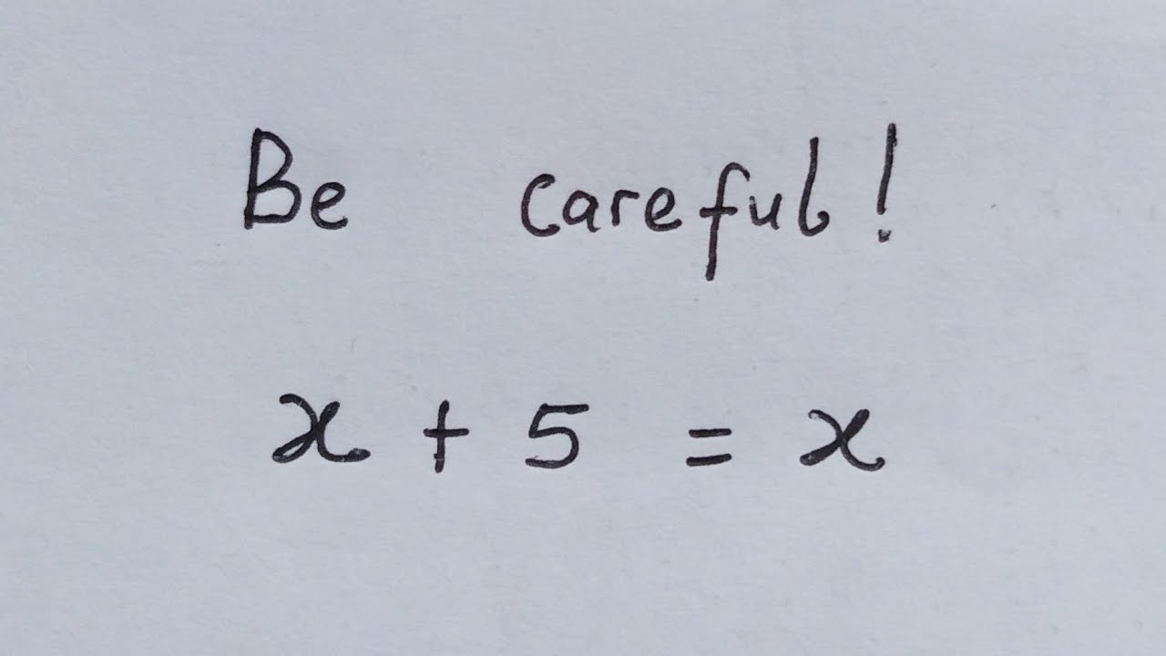 Interesting algebraic equation | Can you solve ? - YouTube