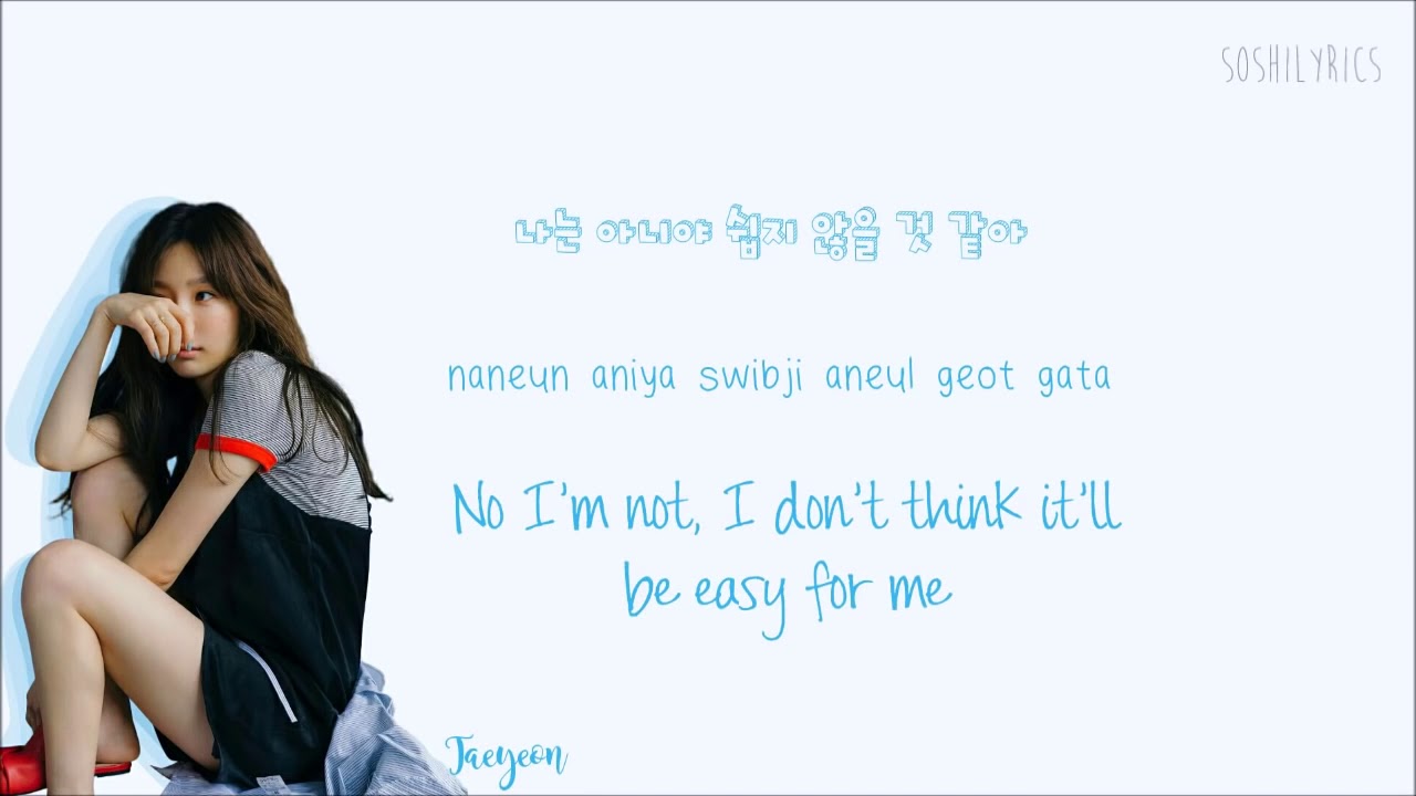 TAEYEON Fine Lyrics - YouTube