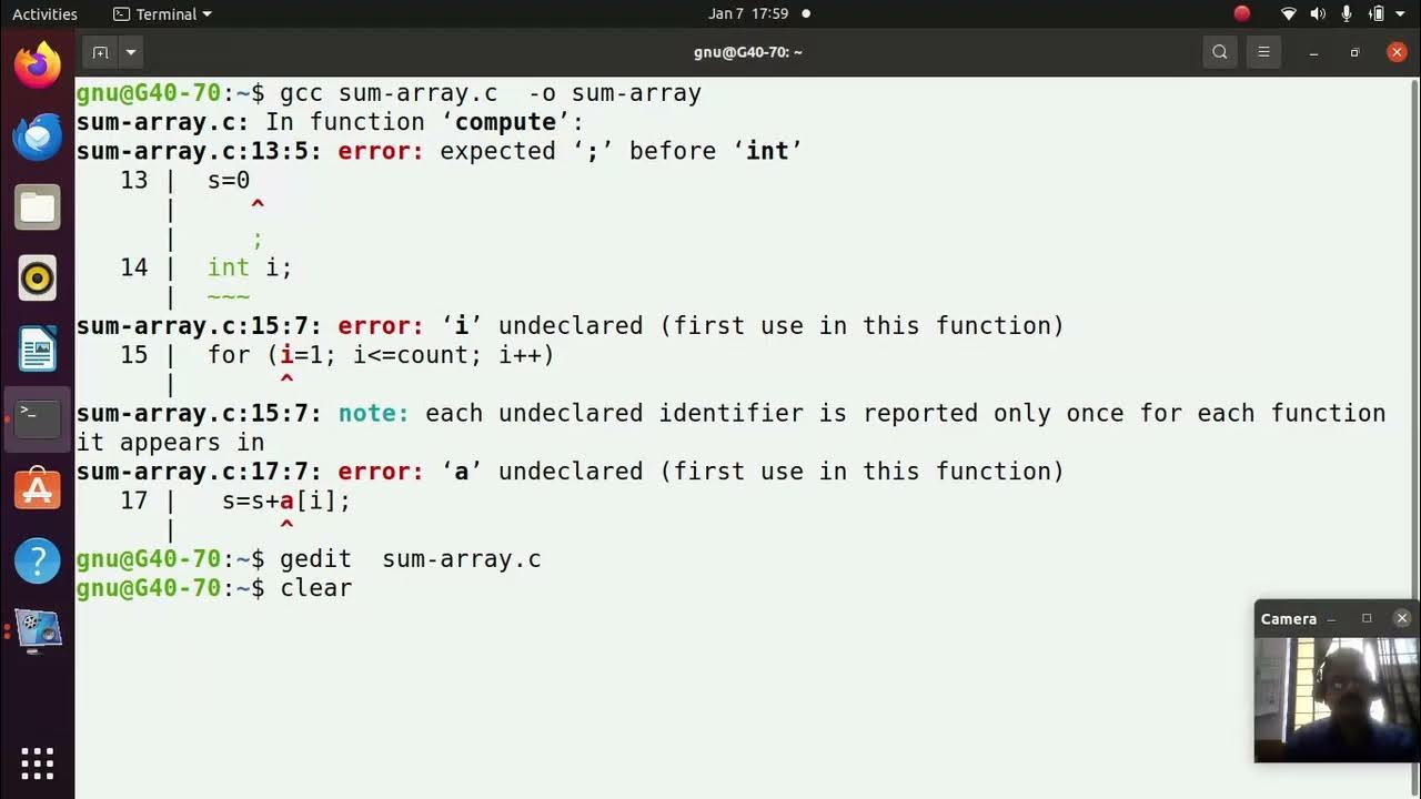 C Function receives a structure - YouTube
