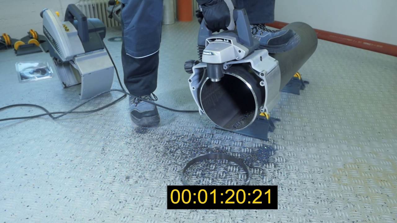 Exact PipeBevel - Revolution of on-site pipe beveling - YouTube