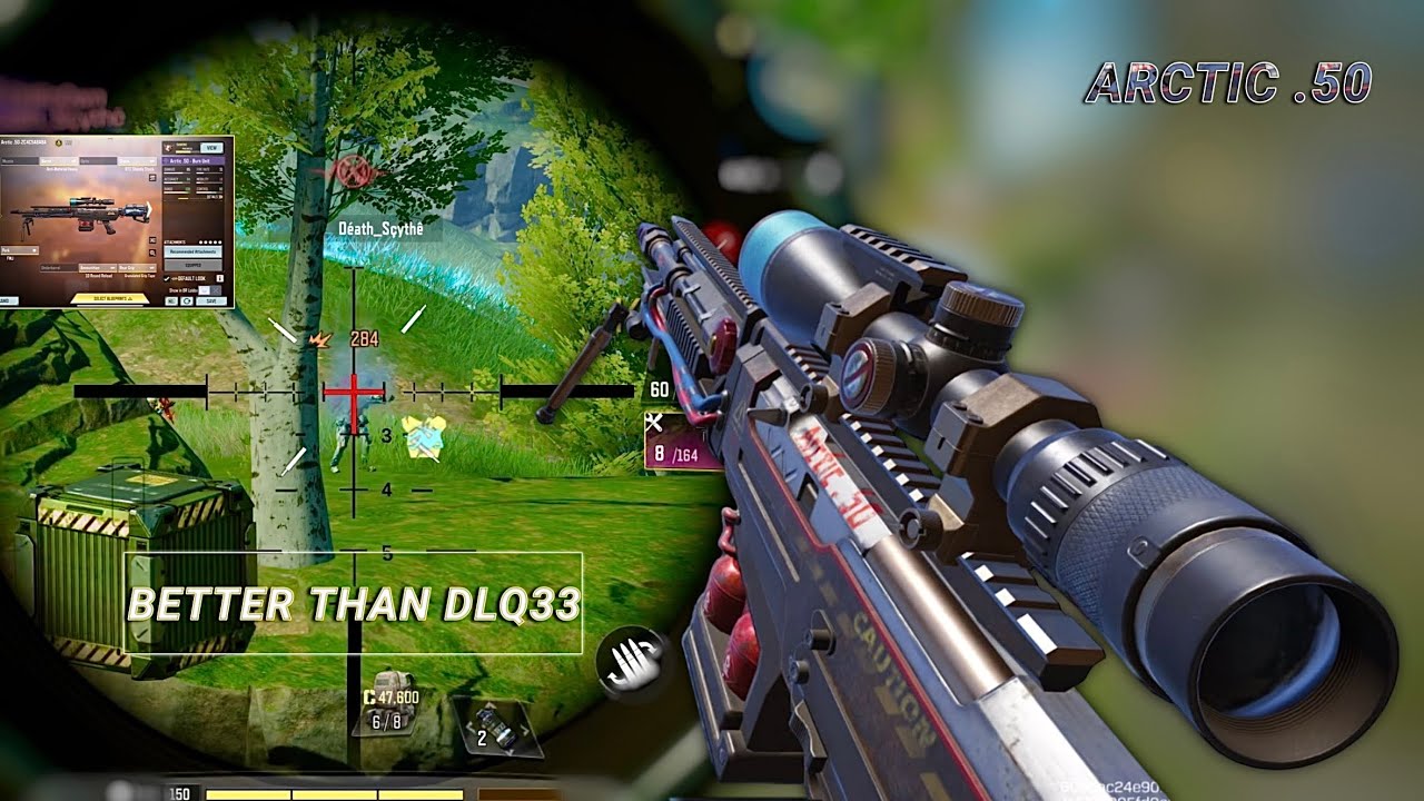 THE 1- SHOT ARCTIC 50 GUNSMITH INSANE!! | BEST ARCTIC 50 GUNSMITH CODM ...