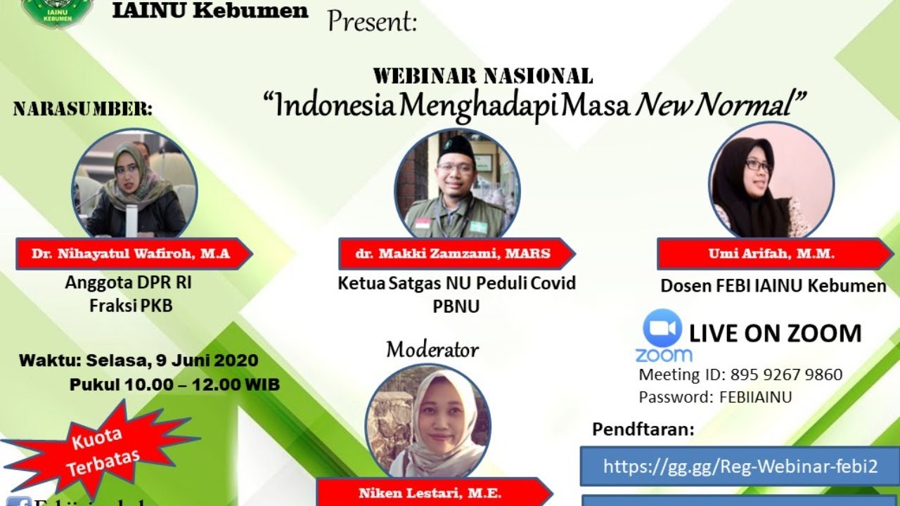 Webinar Indonesia Menghadapi Masa New Normal - YouTube