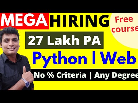 *27 LPA* Python and Web Development Direct Hiring Student Freshers ...