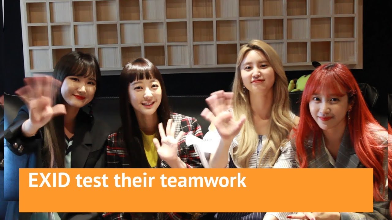 EXID test their teamwork! - YouTube
