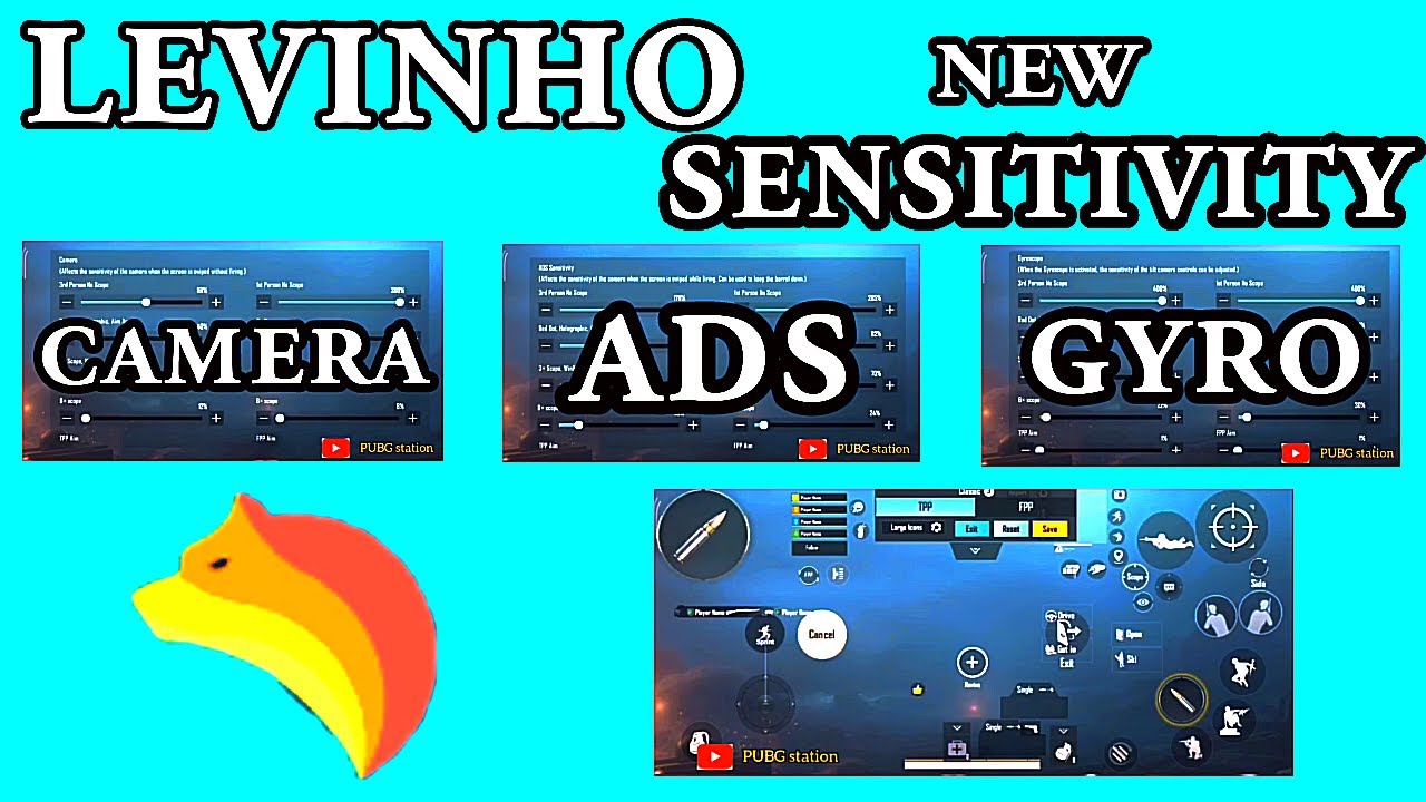 levinho new sensitivity 2021 + claw layout | pubg mobile - YouTube