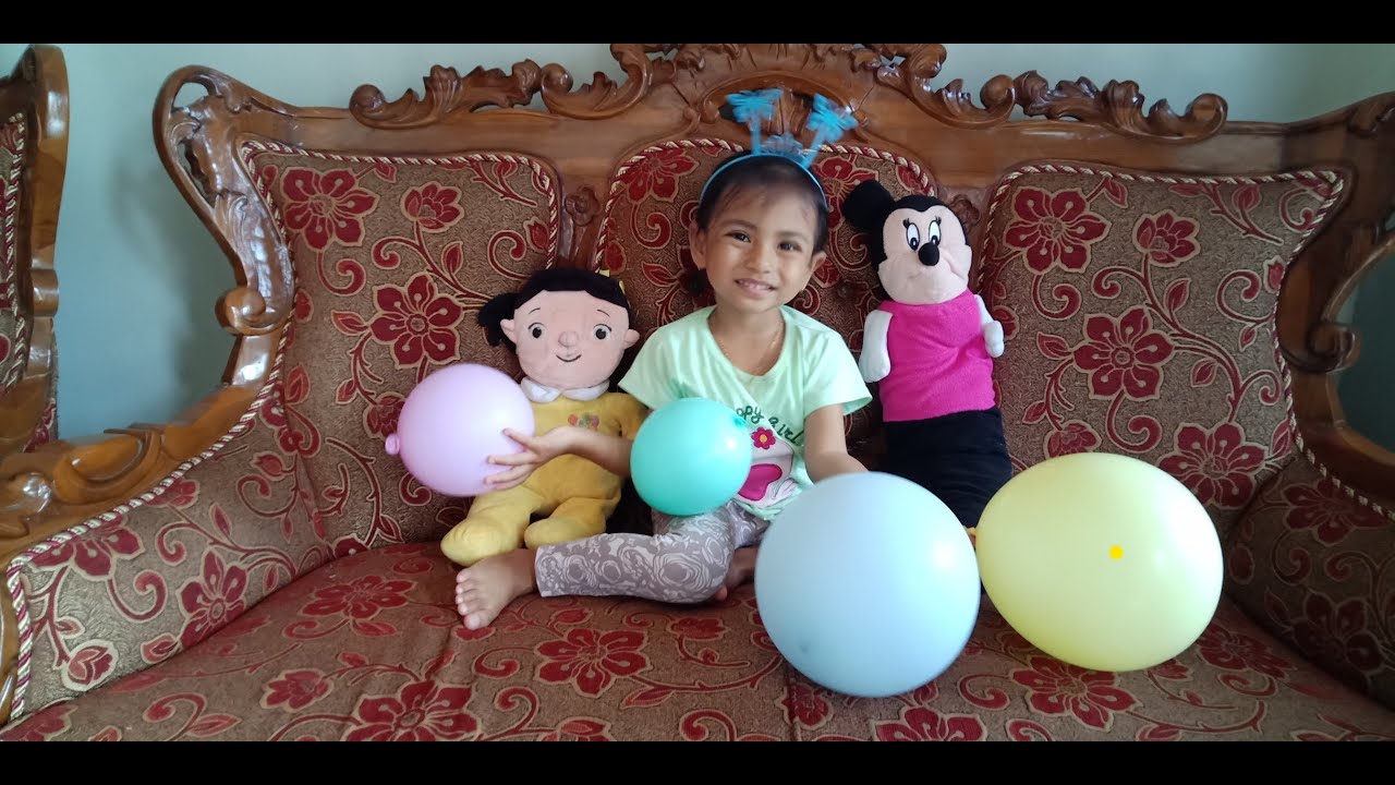 Bermain balon| Tiup balon - YouTube