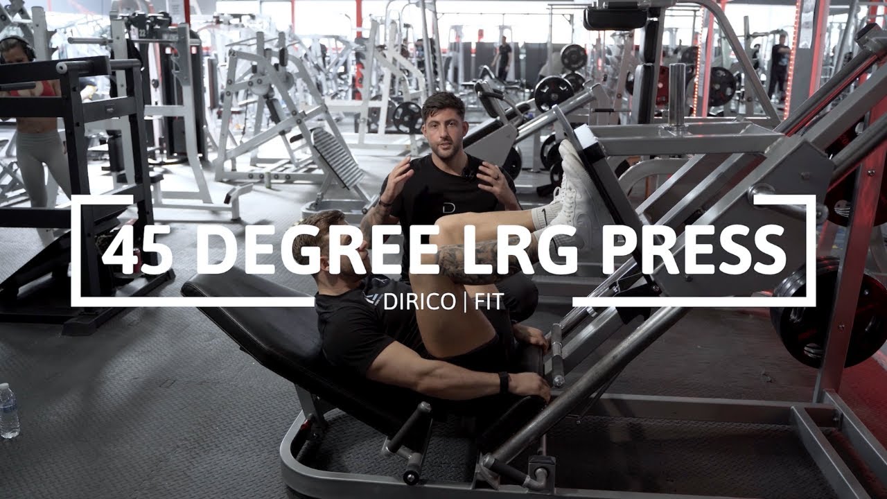HOW TO DO THE 45 DEGREE LEG PRESS - YouTube