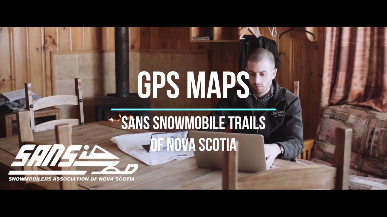 SANS Snowmobile Maps of Nova Scotia for Garmin GPS Units - YouTube