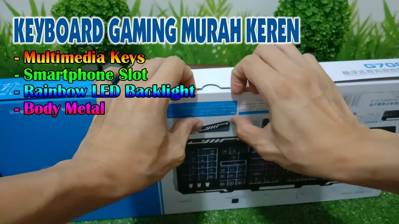 Keyboard Gaming Murah Terbaik Leopard G700 Multimedia dengan LED ...