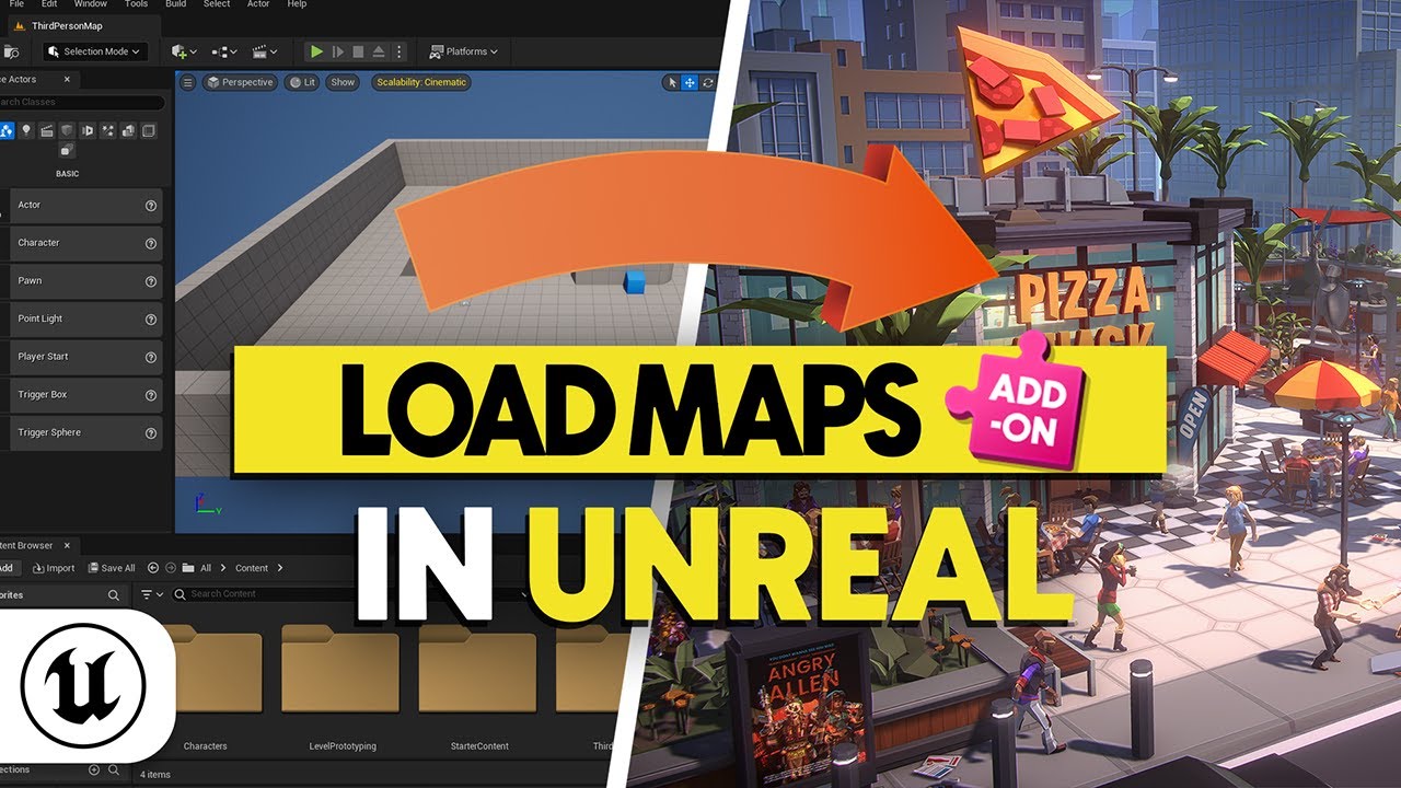 How to use a Synty Map Pack in Unreal Engine (Tutorial) by # ...