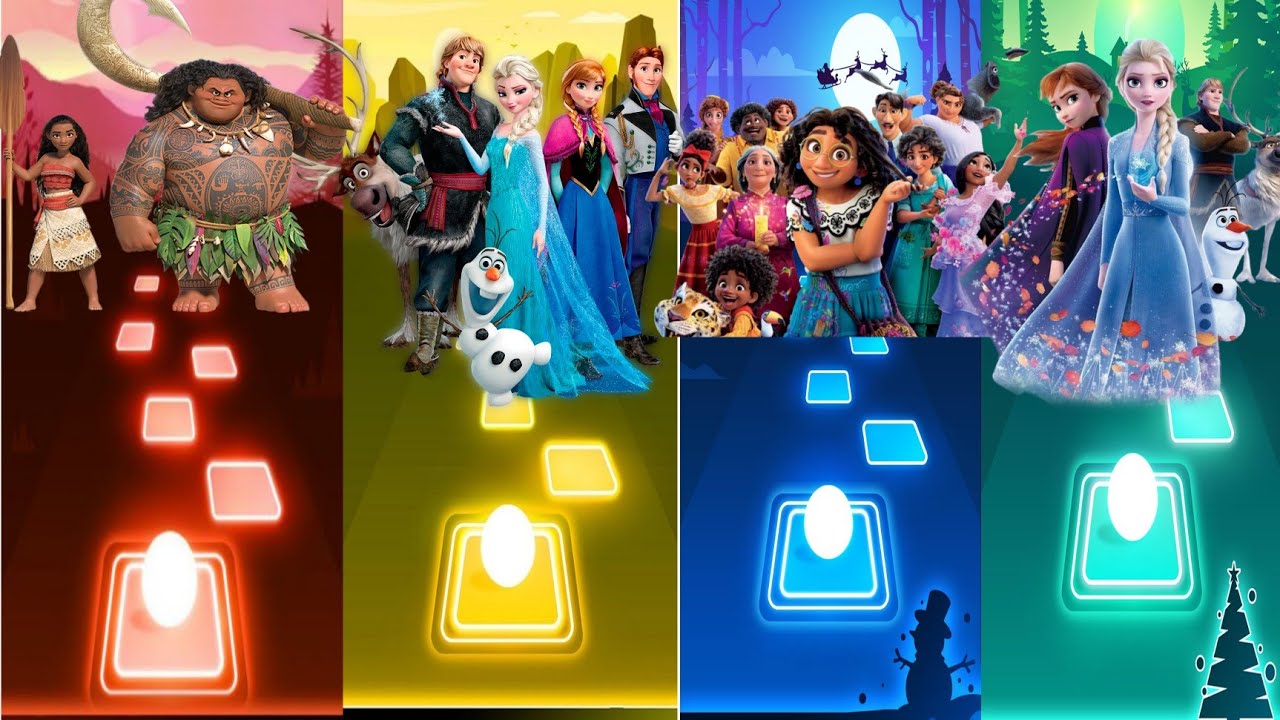 elsa family - anna family - Moana family - Rapunzel family ios android ...
