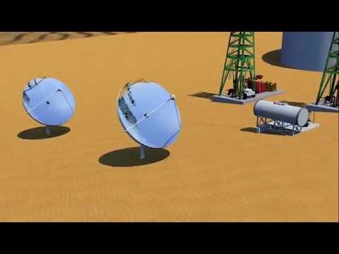 Solar Concentrator for Solar Enhanced Oil Recovery Demonstration - YouTube