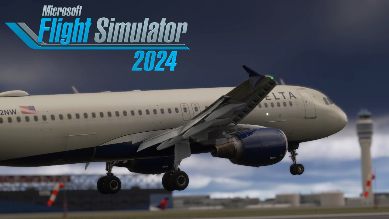 MSFS 2024 - 9950X3D + RTX 5090 - MAXIMUM GRAPHICS - INSANE A320 LANDING ...
